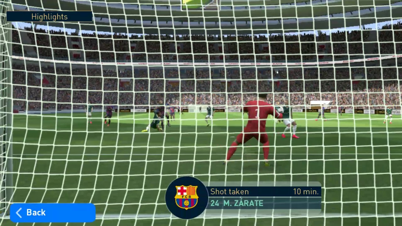 PES mobile gameplay # 8 : highlights - YouTube
