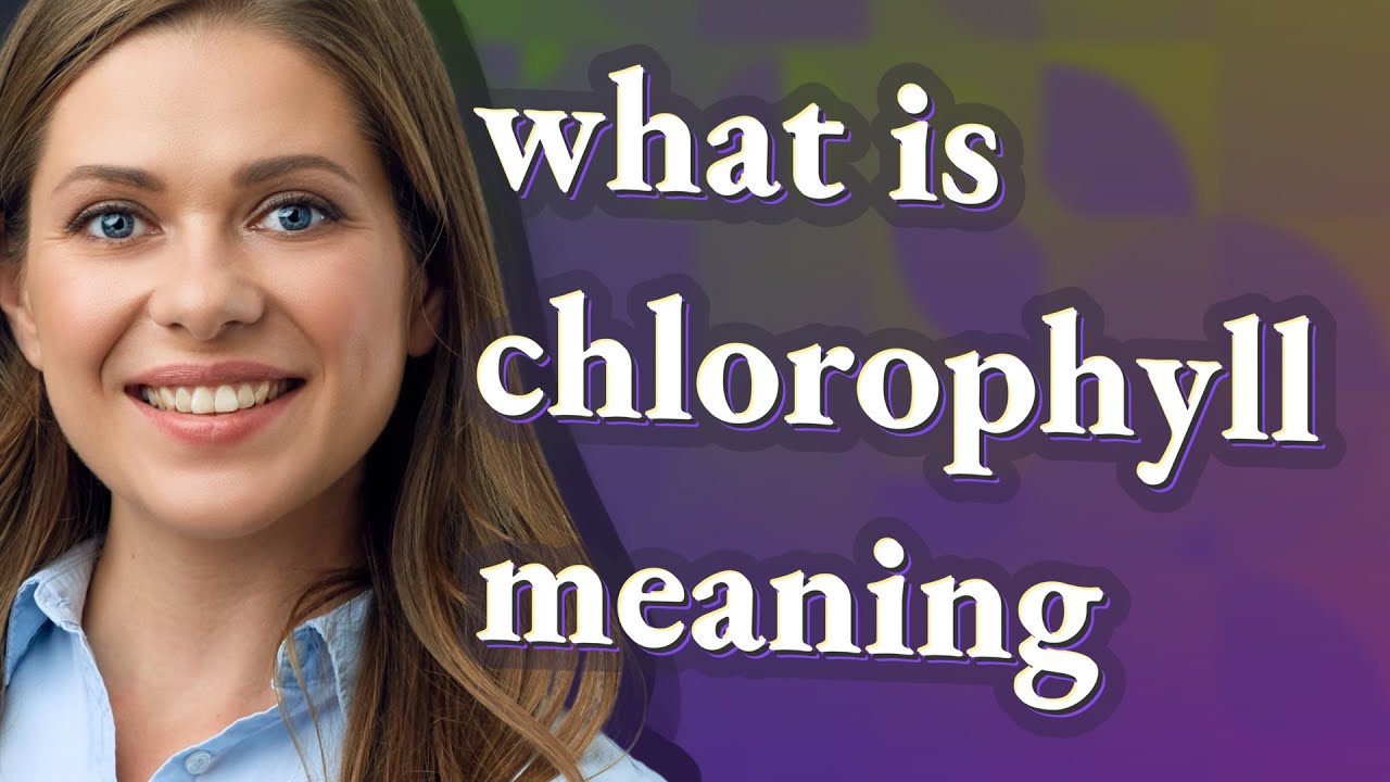 Chlorophyll | meaning of Chlorophyll - YouTube