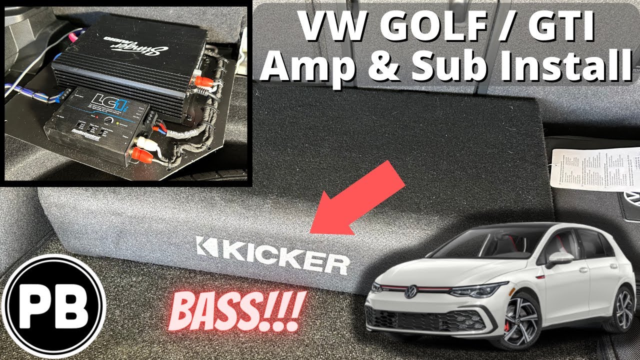 2021 - 2025 VW GTI / GOLF Amp and Sub Install - YouTube