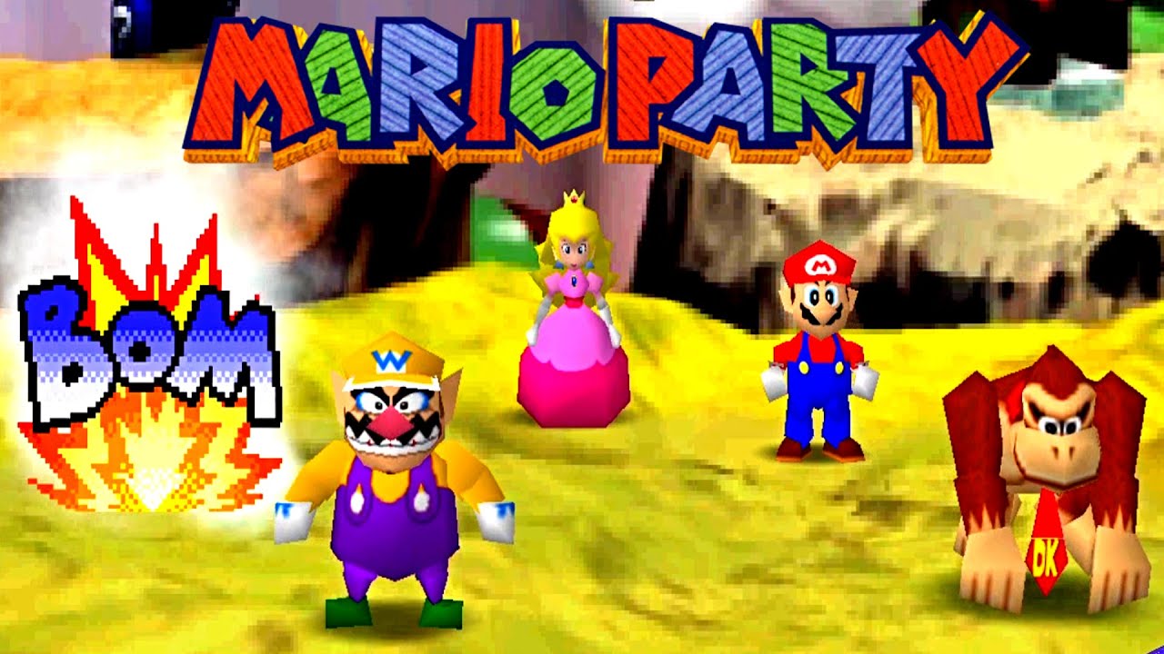 Mario Party 🎲 Wario's Battle Canyon (Hard) #1 - YouTube