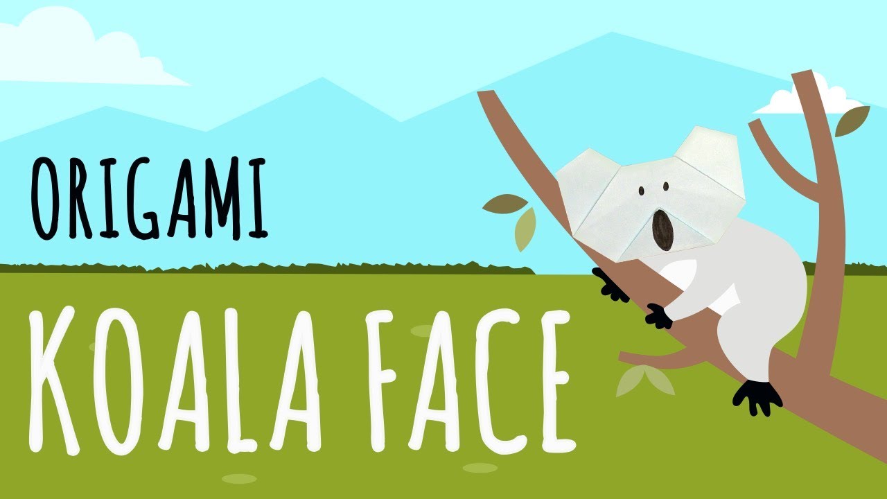 Step By Step To Create Origami Koala Face - Papercraft For Children ...