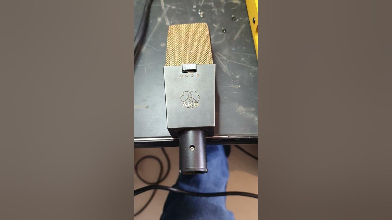 AKG C414B ULS Condenser microphone fault - YouTube