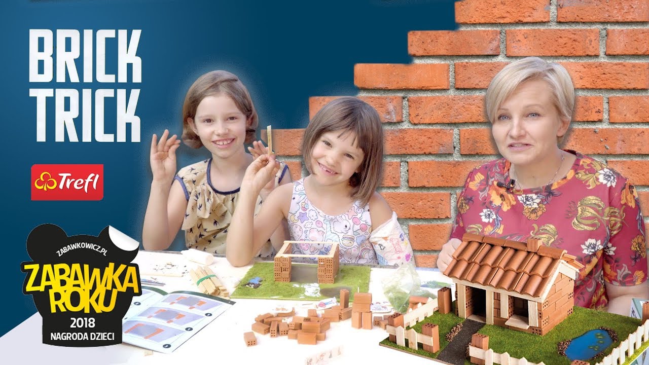 Brick Trick, Buduj z cegły, Trefl - YouTube