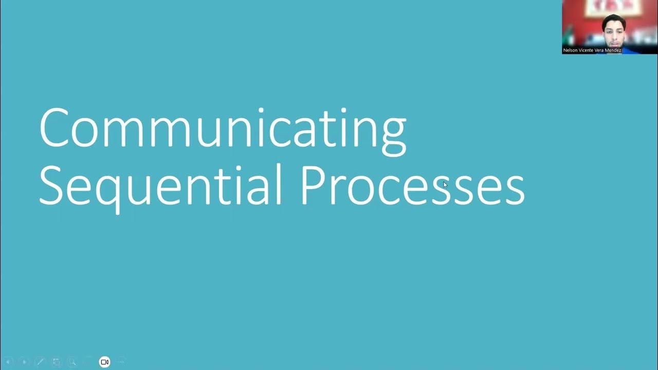 Exposicion Communicating Sequential Processes - YouTube
