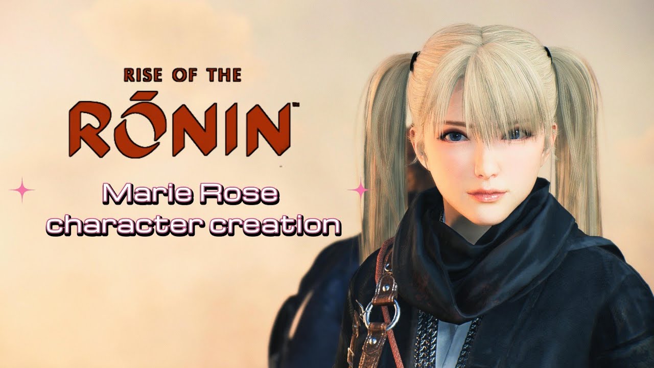 Rise of the Ronin Marie Rose Character Creation Full Guide ️ - YouTube