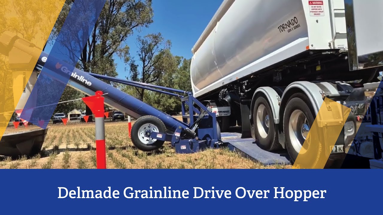 Delmade Grainline Drive Over Hopper - Delmade - YouTube