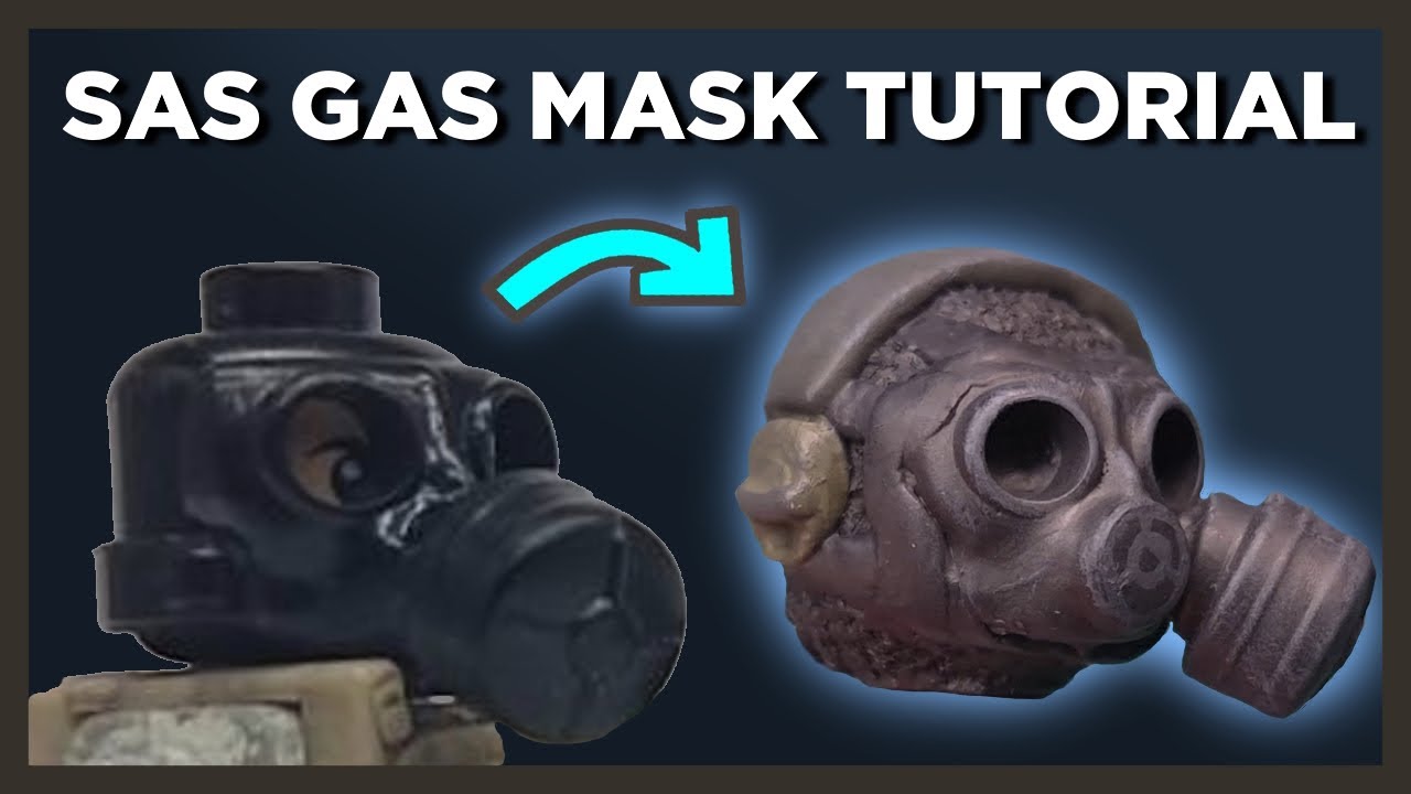 SAS Gas Mask Tutorial | LEGO Minifigures - YouTube