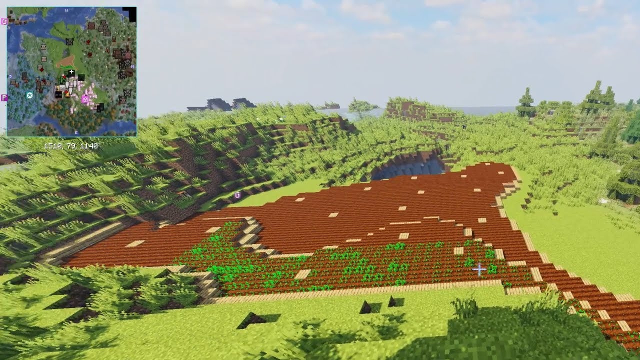 Making a Reasonably Sized Farm | Minecraft Lifelink SMP - YouTube