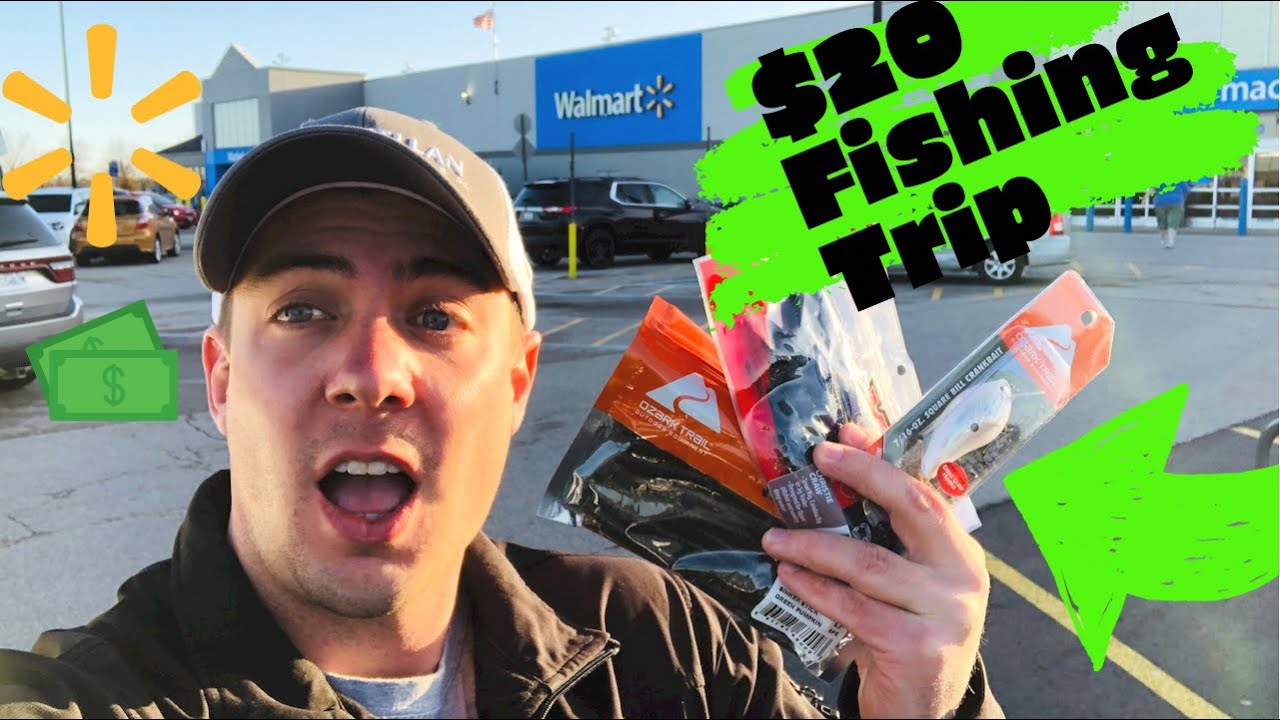 Bass Fishing // Walmart Fishing Lures // Beginner Essentials// $20 ...