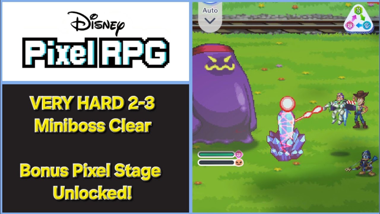 Disney Pixel RPG | New Bonus Pixel Stage 2-3 - VERY HARD Miniboss - YouTube