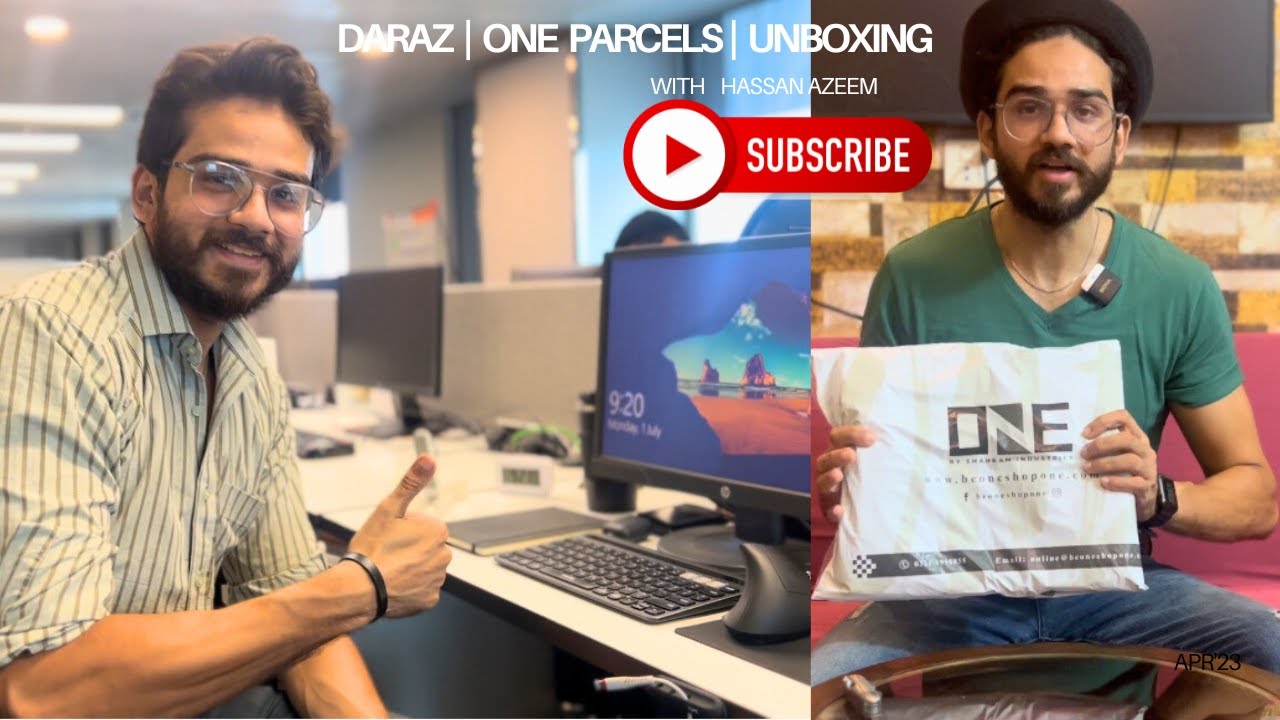 Daraz | ONE | Dari Mooch | Parcels Unboxing Video - YouTube