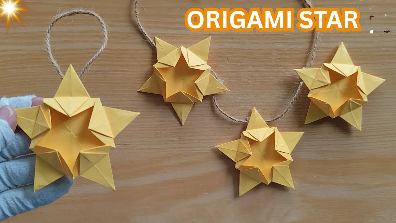 Easy Paper Origami Star | How to make easy Paper Origami Stars - YouTube