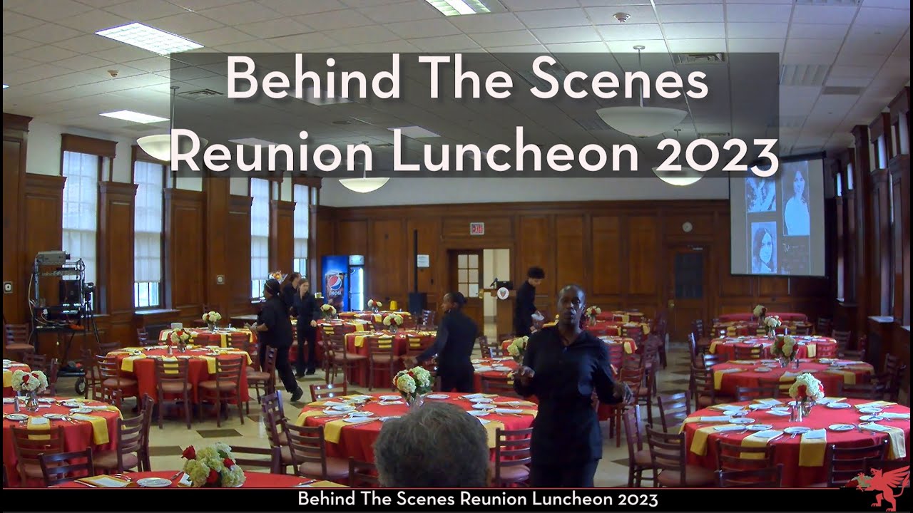 Behind the scenes of Reunion Luncheon 2023 - Timelapse - YouTube