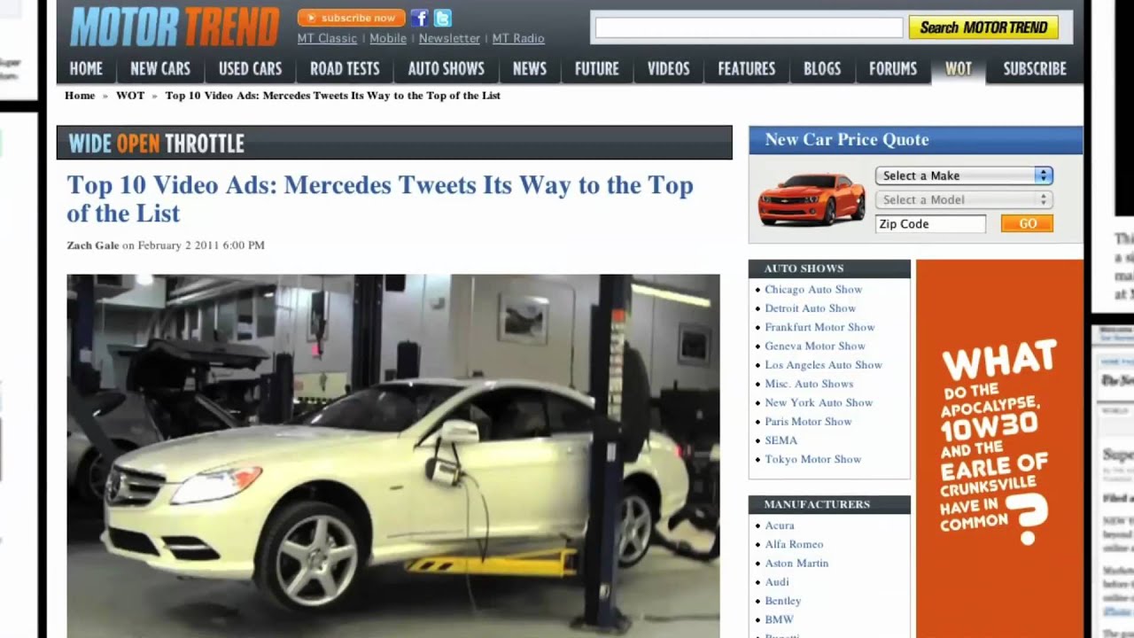 Mercedes-Benz Tweet Race Case Study - YouTube