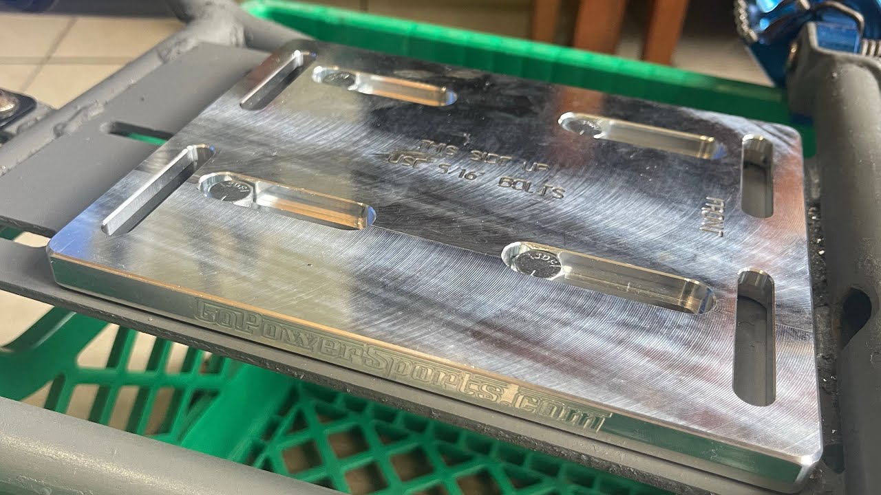 GPS Fully Adjustable Motor Plate Review & Install - YouTube