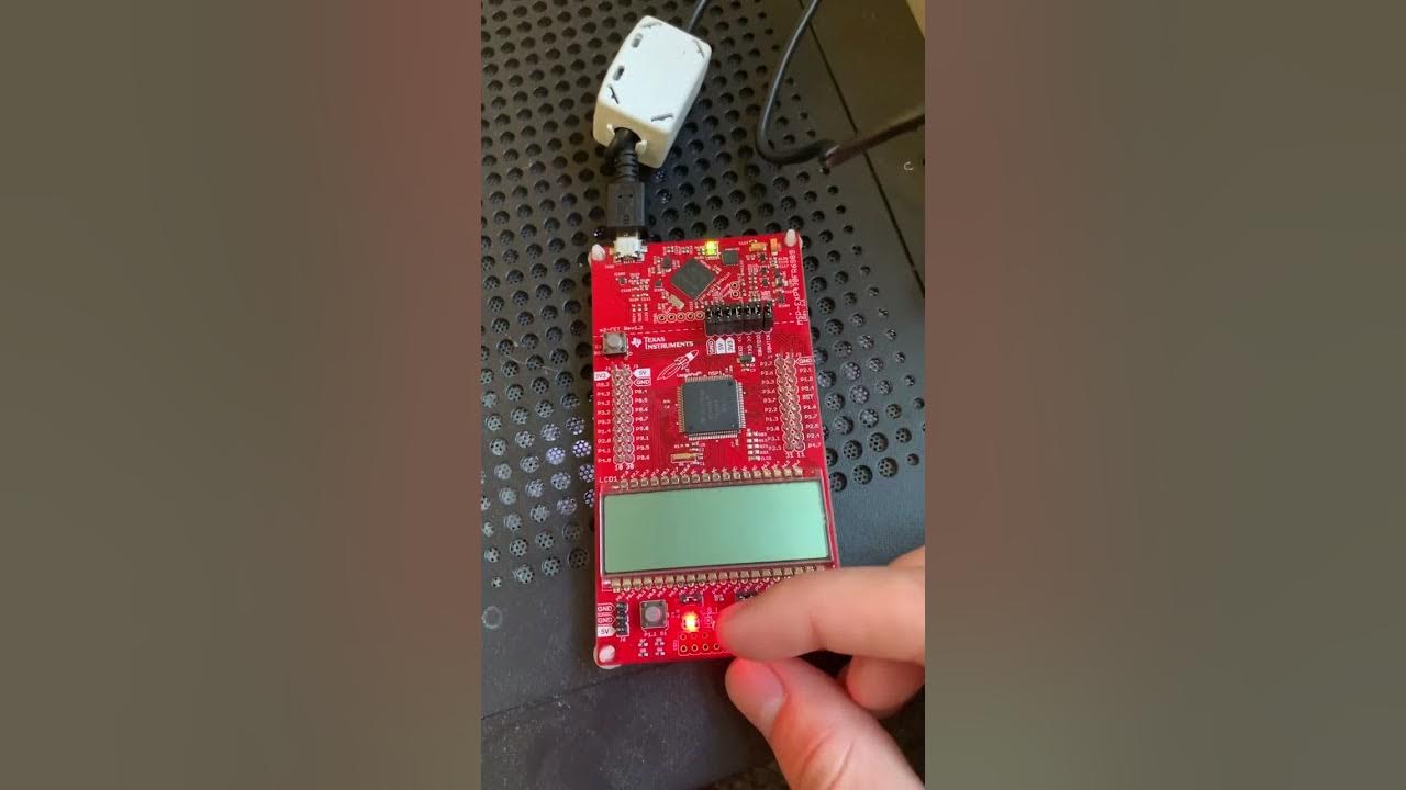 MSP430 Frequency Control for LED Flashing - YouTube
