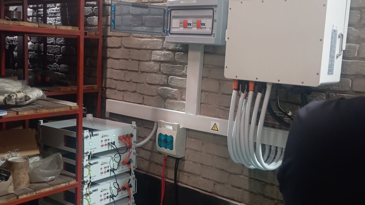 30Kva Deye Inverter with 13 Kwp Array and 6 First battery Lithium ...