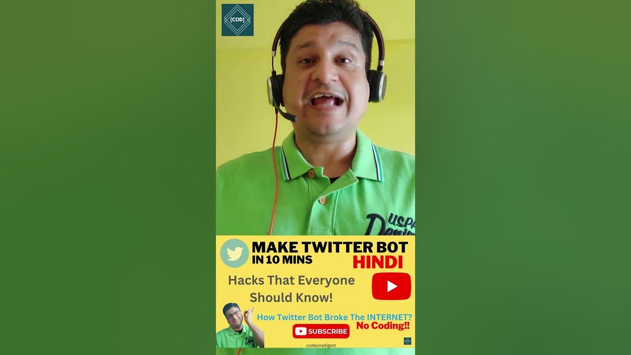 Create Twitter Bot In 10 Minutes Short Tutorial For Developers And Programmers Youtube