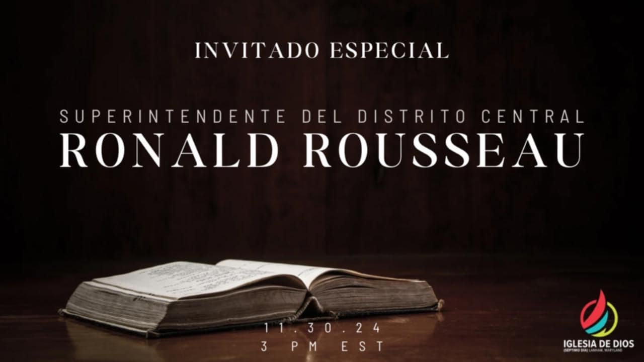 ¡En vivo! | Servicio de la Tarde: "Espiritualidad" Superintendente ...