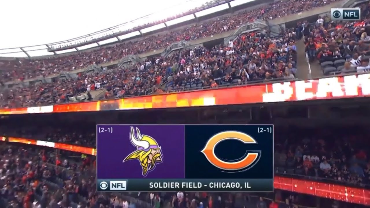 NFL on CBS intro 2019 Throwback | MIN@CHI | Week 4 - YouTube