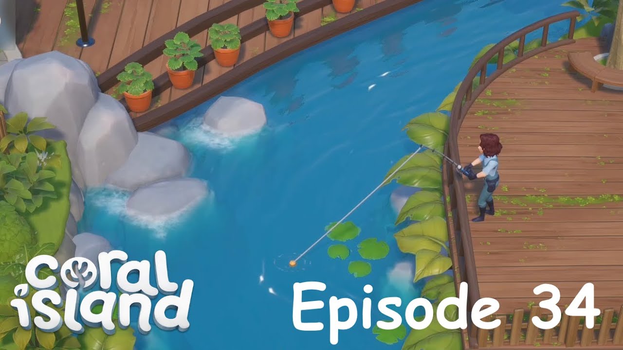 Coral Island - 34 Fishing day - YouTube