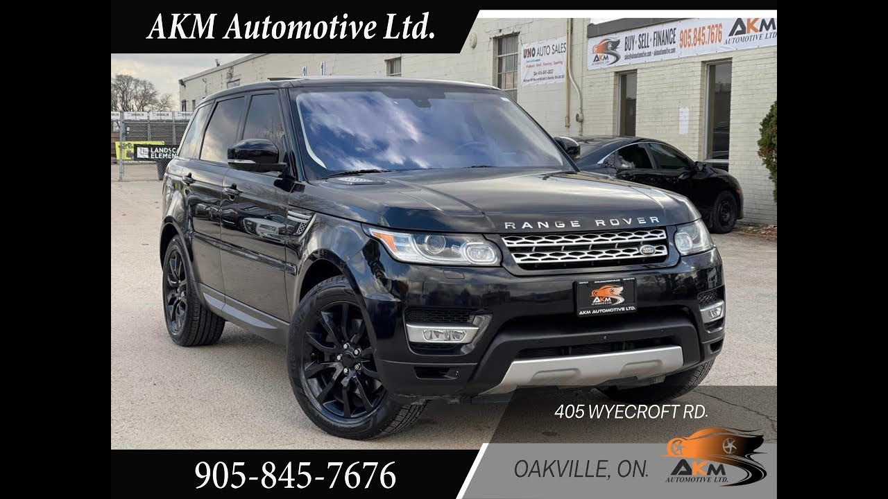 Black on Tan 2016 Land Rover Range Rover Sport HSE, TD6 Diesel, 4dr SUV ...