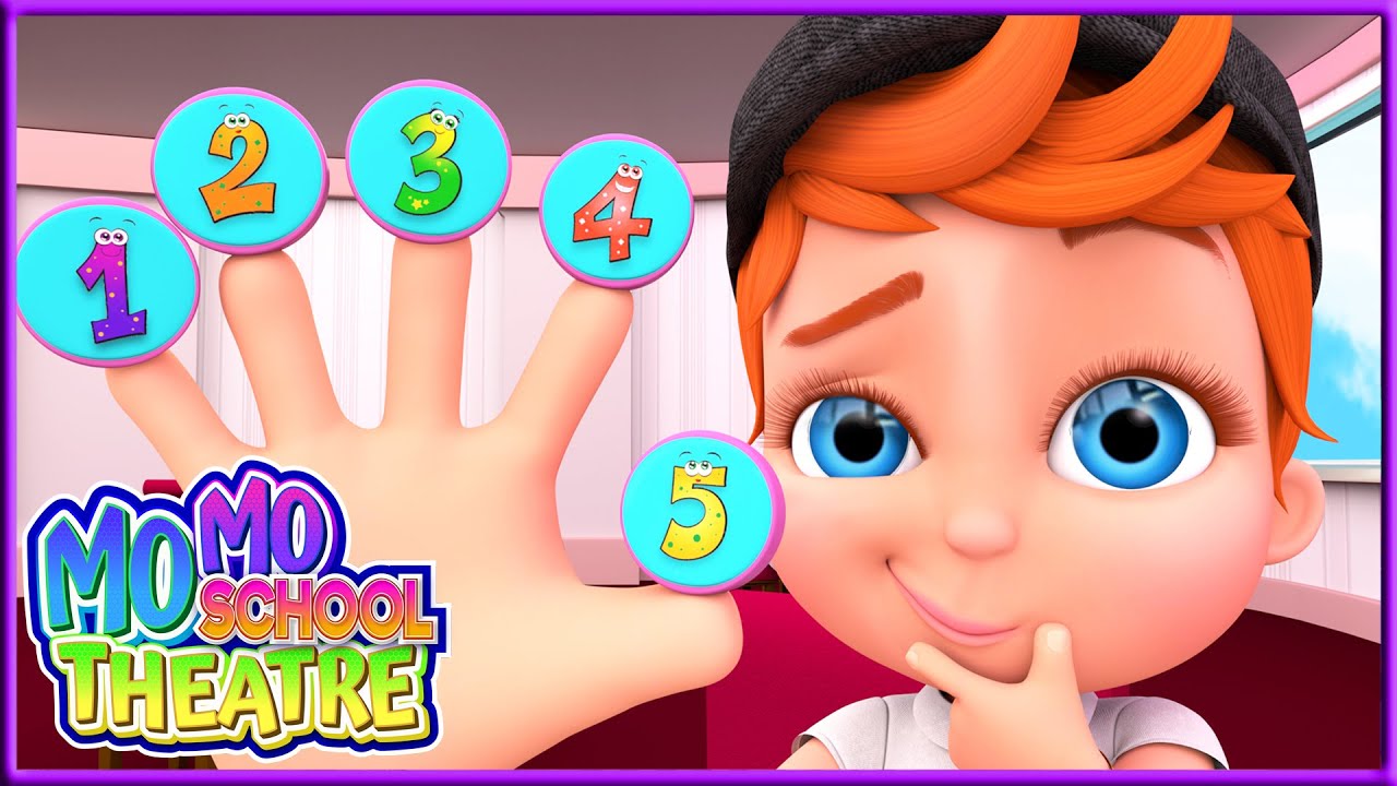 How Many Fingers 👐👣 | Nursery Rhymes for Kids and Children | Momo ...