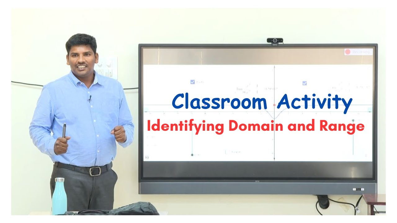 Identifying Domain and Range -Classroom Activity - GeoGebra - YouTube