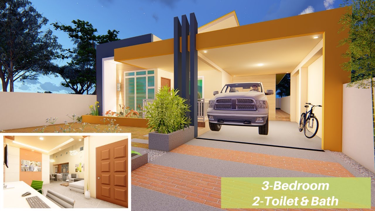 | HOUSE TOUR / DESIGN | Small One Storey Modern House - YouTube