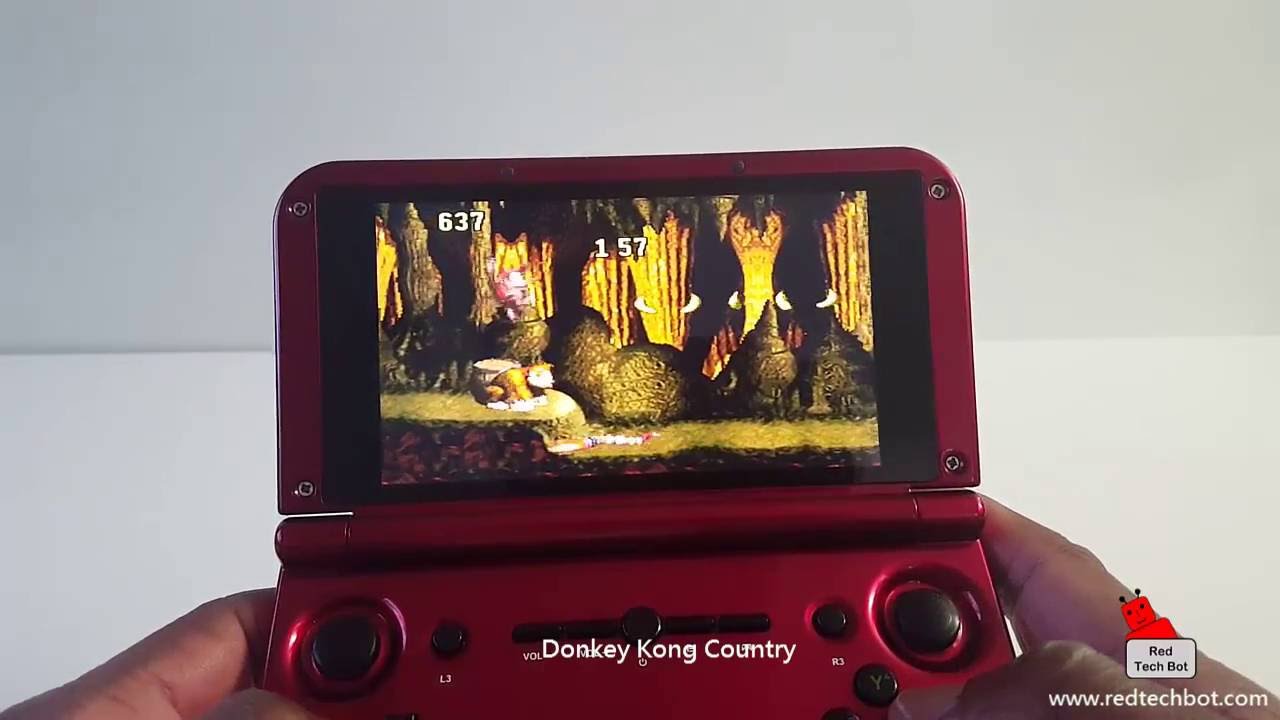 SNES Emulation on my Red GPD XD - YouTube