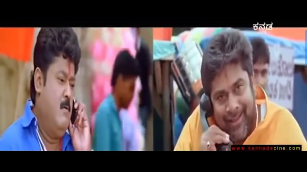 Jaggesh and Rangayana Raghu comedy scene - YouTube