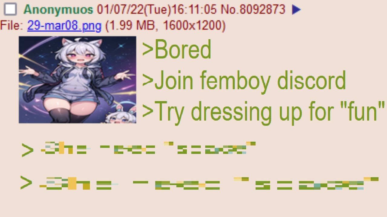 Anon troll a femboy discord | 4chan greentext story - YouTube