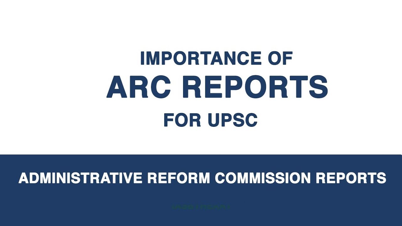 Administrative reforms commission || UPSC civil services preparation ...