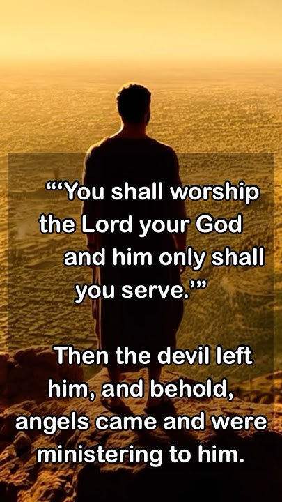 You shall worship the Lord your God and Him only shall you serve - YouTube