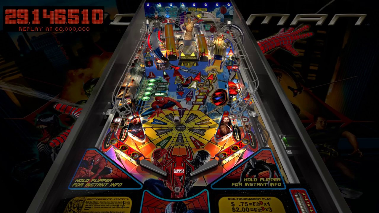 Spiderman Stern Pinball VPX - YouTube