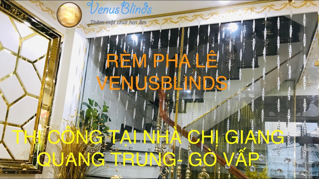 Trang Trí Màn Pha Lê-Gò Vấp - YouTube