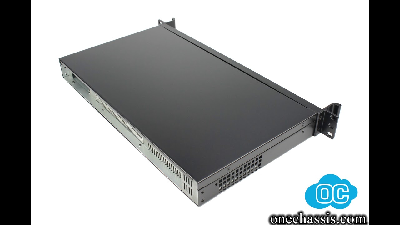 1U short case with 250mmdepth - YouTube