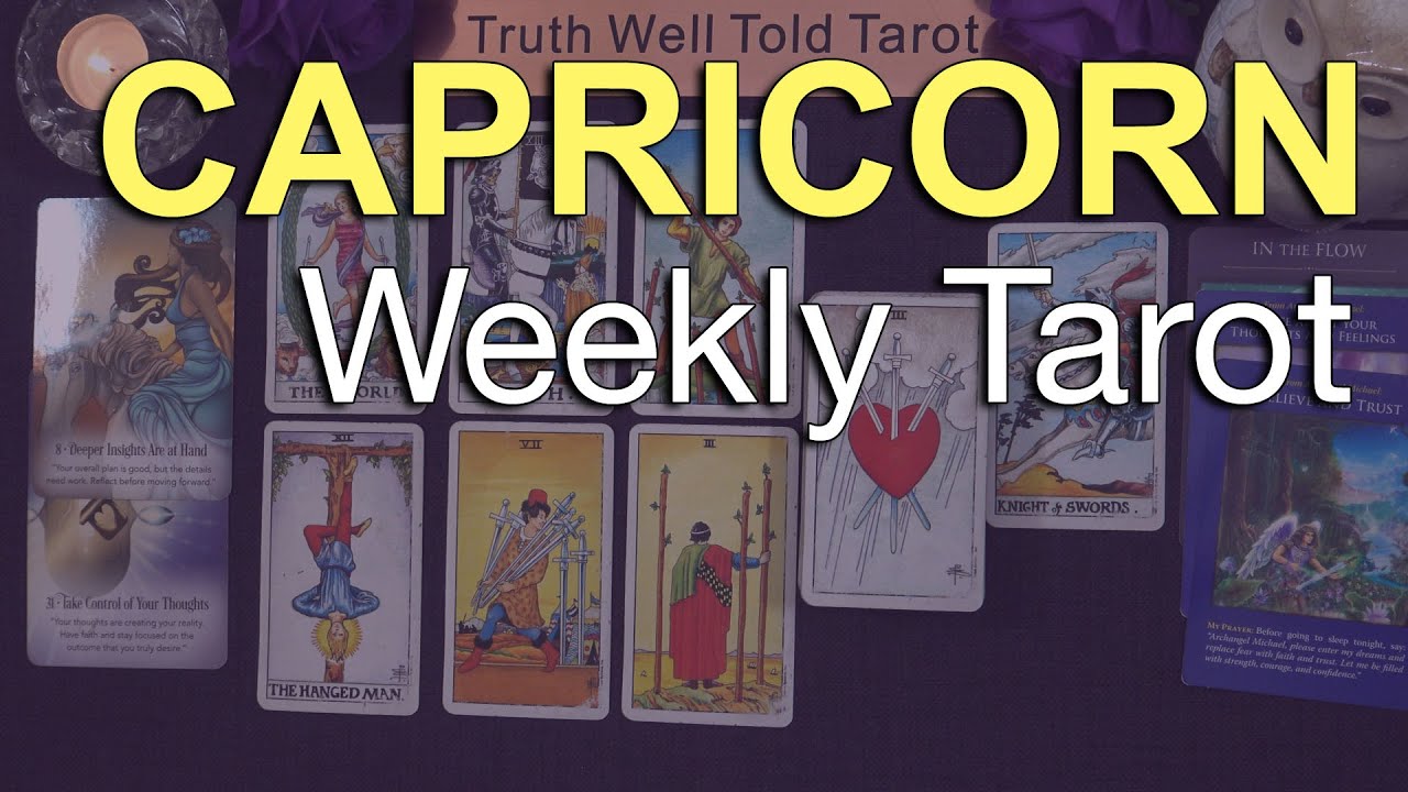 CAPRICORN "A BIG NUDGE IN A NEW DIRECTION!" Weekly Tarot Reading July ...