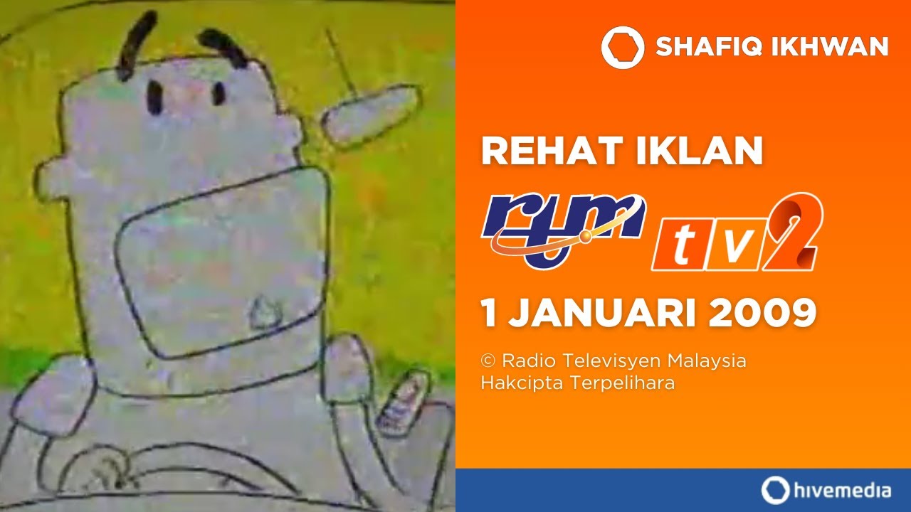 Rehat Iklan RTM TV2 (1 Januari 2009) - YouTube