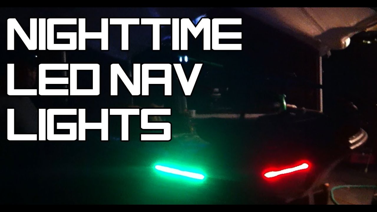 LED Nav Lights - Nighttime - YouTube