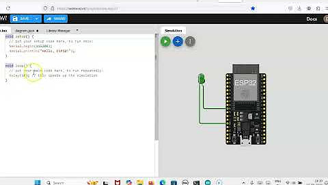 WOKWI ESP32 Simulator with Arduino code - YouTube