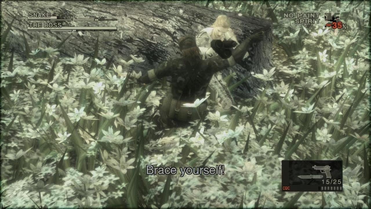 MGS3: Snake Eater - The Boss - Extreme Difficulty - YouTube