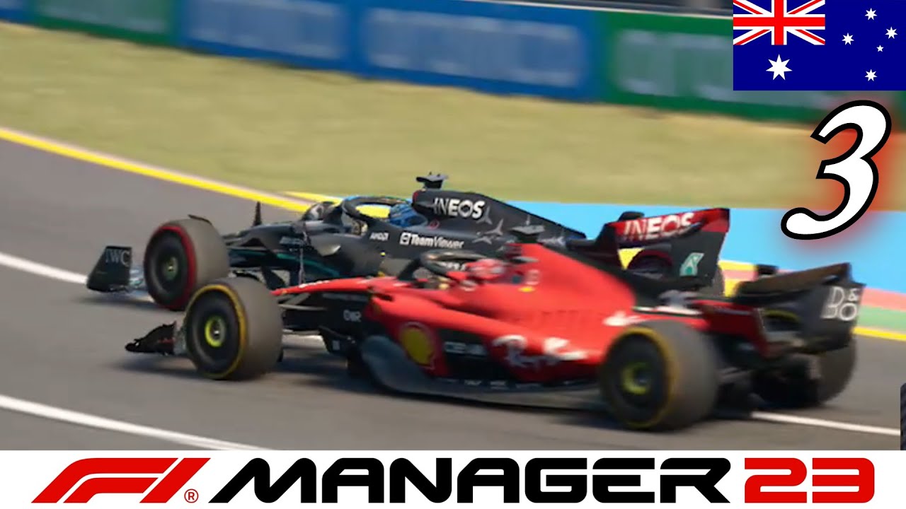 F1 Manager 23 - Mercedes AMG Petronas F1 Team - Australia ep 3 - YouTube