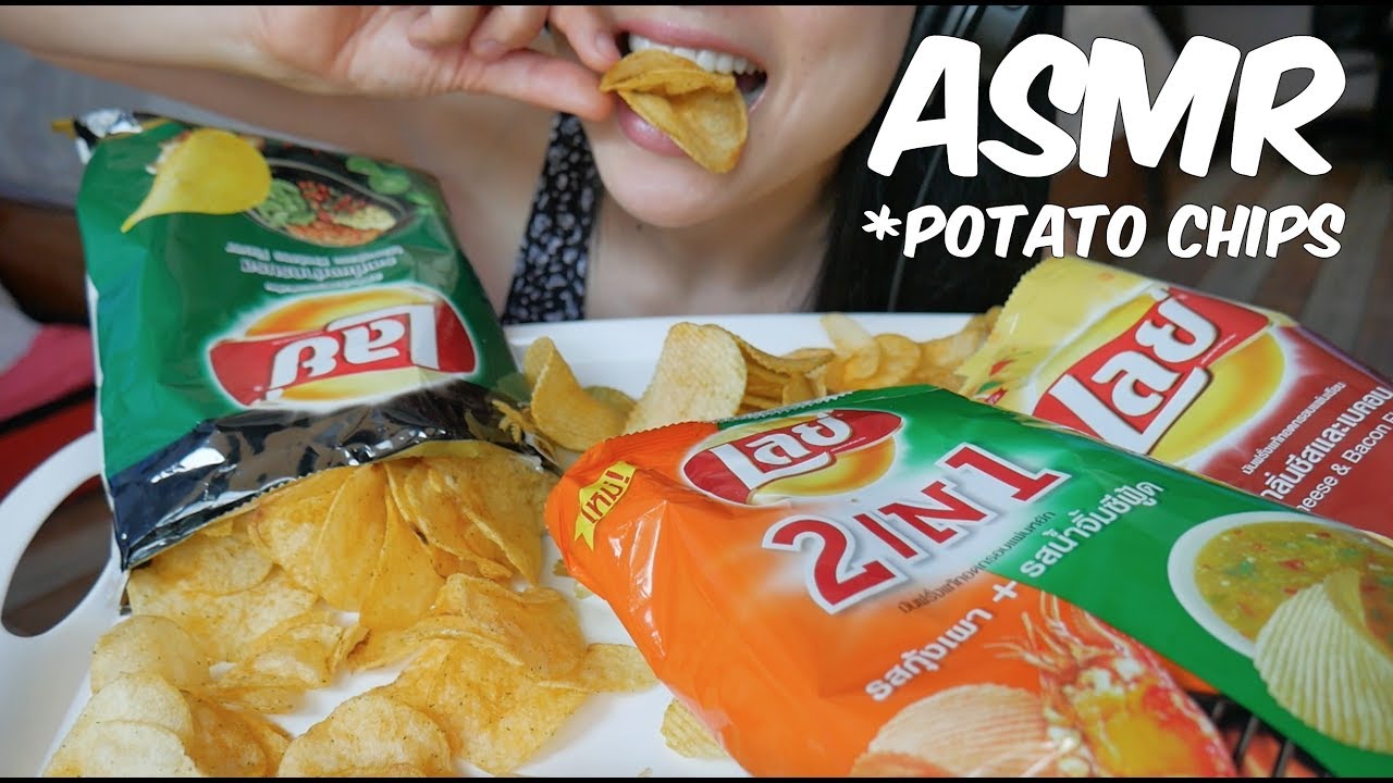 ASMR Lays POTATO Chips (EXTREME CRUNCHY EATING SOUNDS) NO TALKING | SAS ...