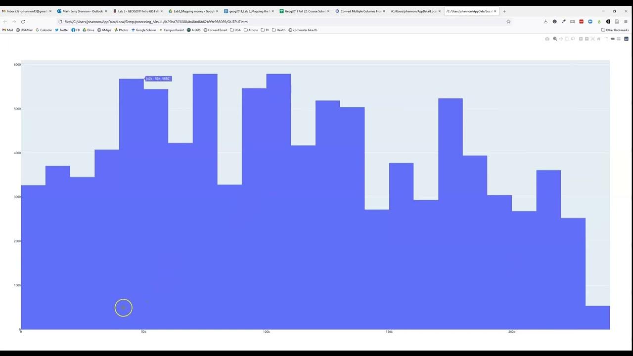 Three ways to create histograms of attribute variables in QGIS - YouTube
