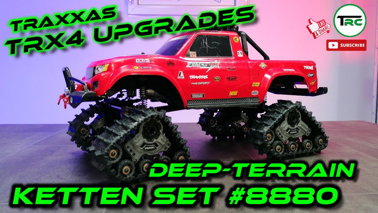 Deep-Terrain Track Set 8880 für Traxxas TRX4 - Unboxing | Einbau ...