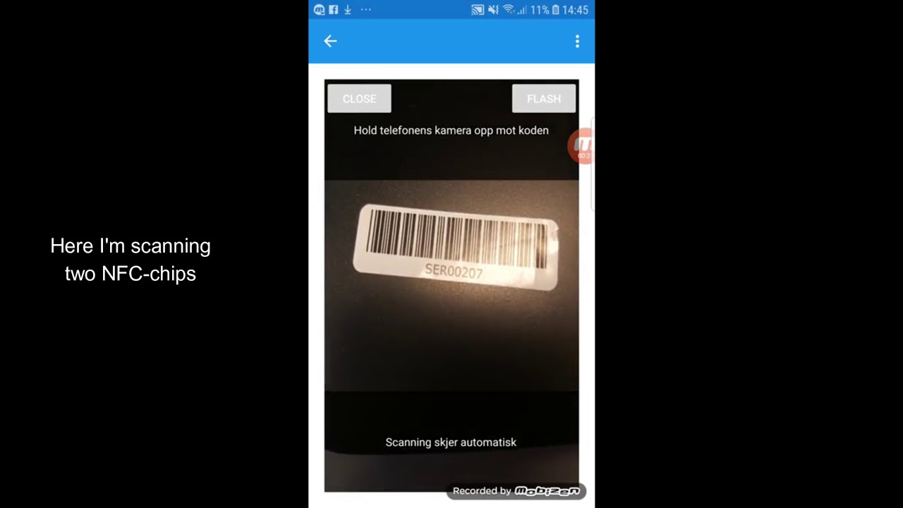 How to: Multiscan (NFC+Barcode) Android - YouTube
