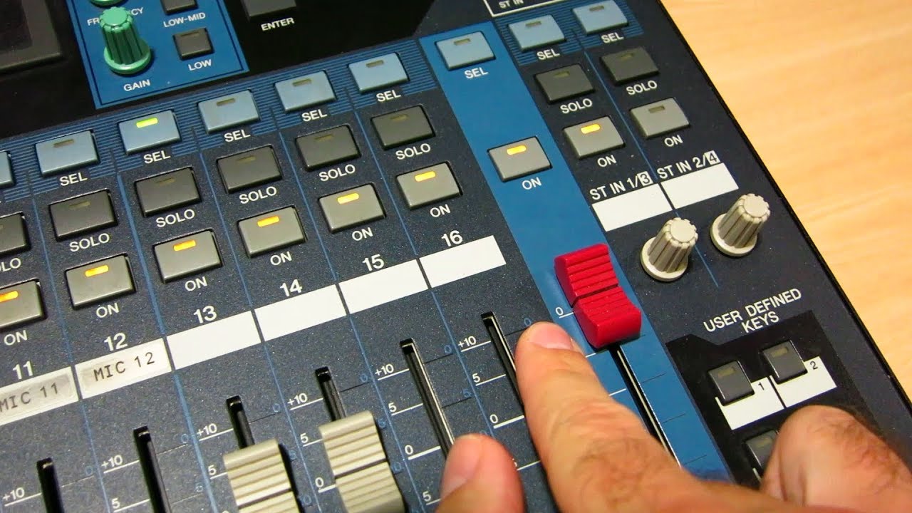 ¿por QuÉ El Fader MÁster Main Mix De La Mesa De Mezclas Tiene El 0