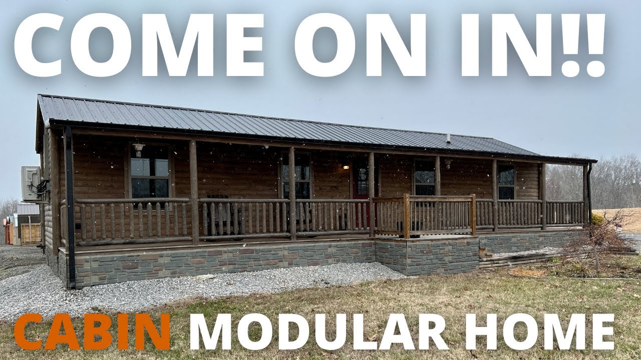 Double Wide Modular Log Cabins Wooden Mobile Homes – Timberlogbuild