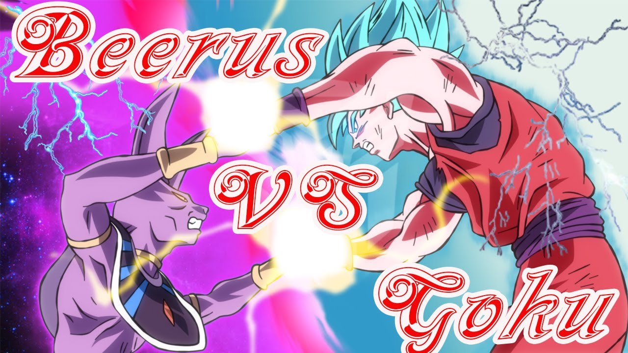 Super Saiyan God VS Dewa Penghancur | Goku VS Beerus - YouTube